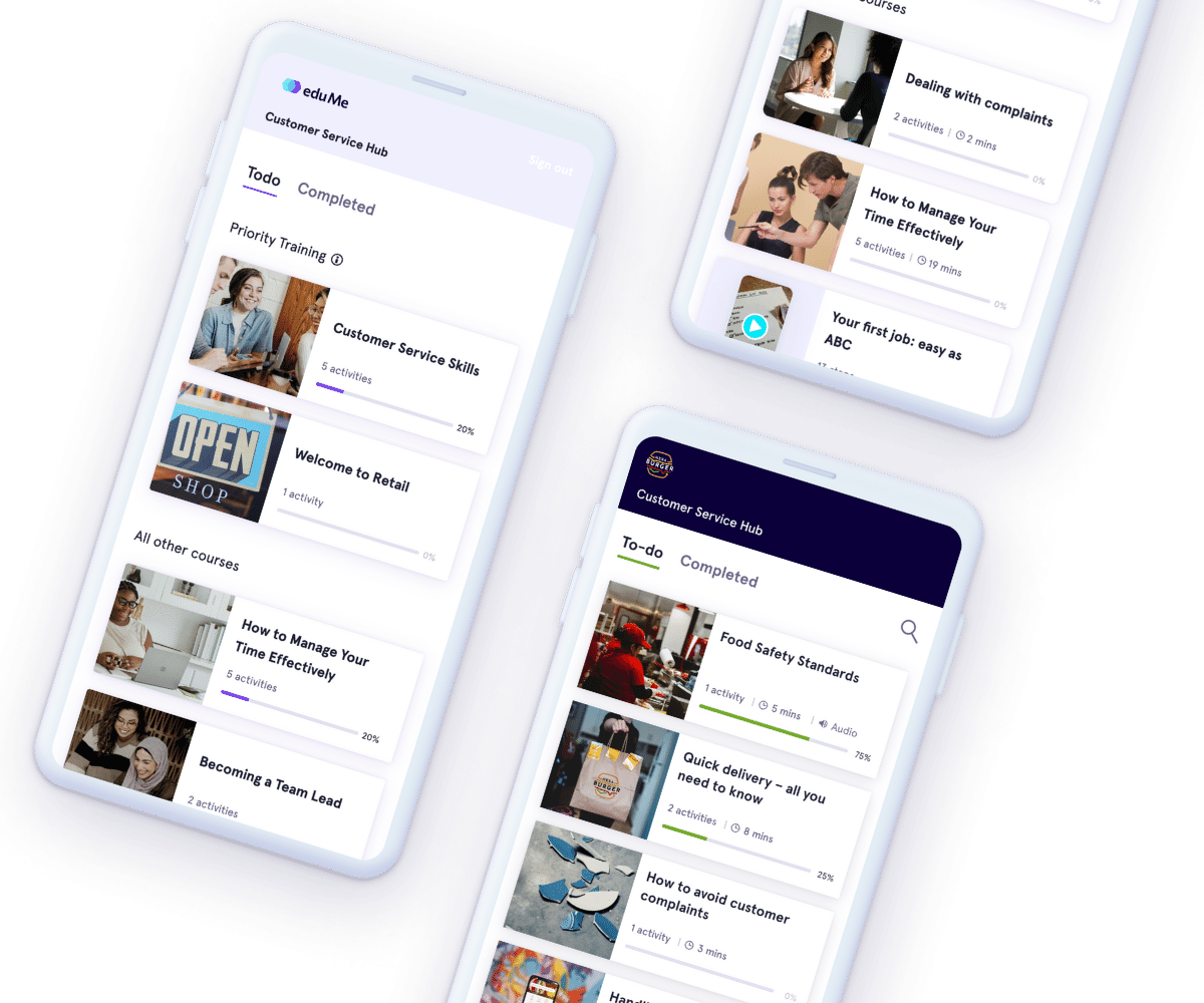 Knowledge Hubs | Drive engagement with embeddable course libraries | eduMe